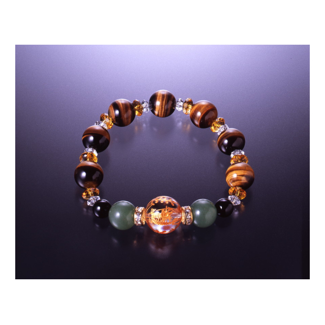 四神獣水晶珠・風水ブレス＜風水パワーカード付き＞ - ハイリッチ(株) [品番：bl753] の卸・問屋・仕入れ・卸売り【ザッカネット】