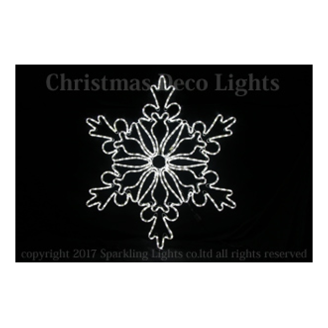 LED2Dロープモチーフ、スノーフレーク、100cm、タイプA(6花) - (株)びーだま貿易 [品番：SPLT-EL-LED-MTF-2R ...
