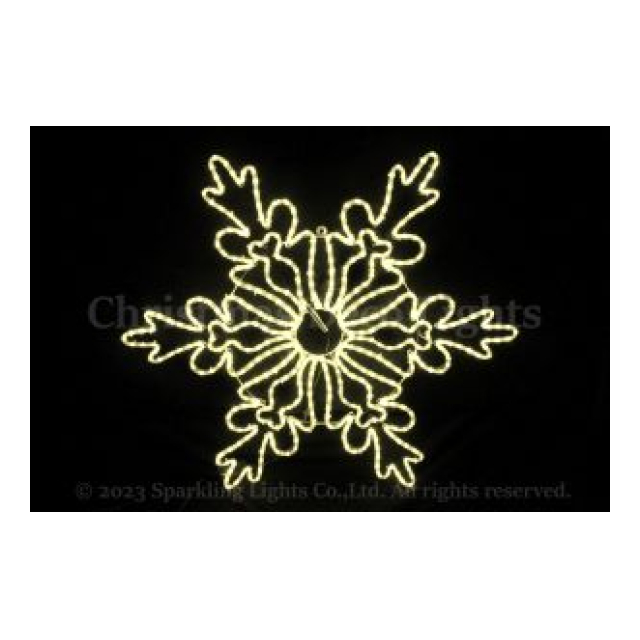 LED2Dロープモチーフ、スノーフレーク、100cm、タイプA(6花) - (株)びーだま貿易 [品番：SPLT-EL-LED-MTF-2R ...