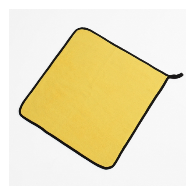 洗車タオル 40cm×40cm 800GSM マイクロファイバー 両面タイプ 洗車グッズ 多用途 黄＋灰 - LANBAN CORP [品番 ...